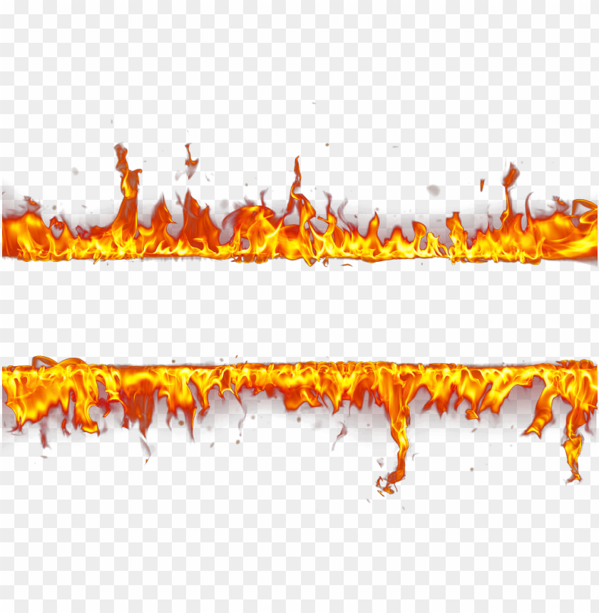 Free download | HD PNG fire line frame with flames illustration png PNG ...
