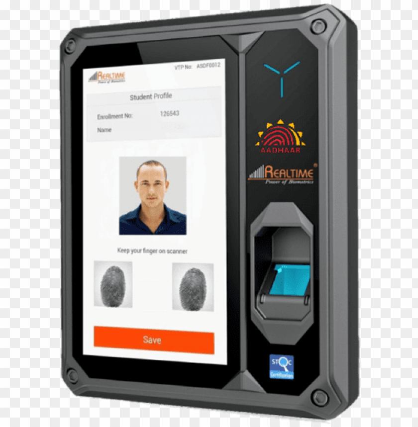 Free download | HD PNG realtime t502 w aadhaar enable biometric ...