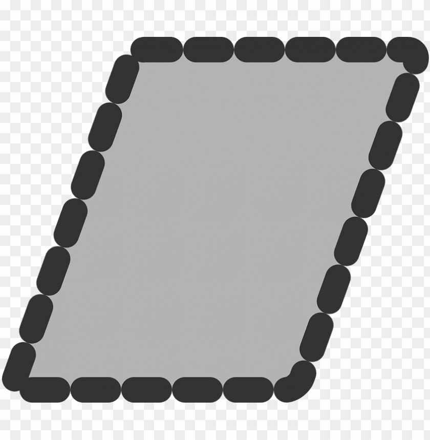 Free download | HD PNG rectangle diamond shape border grey black clip ...