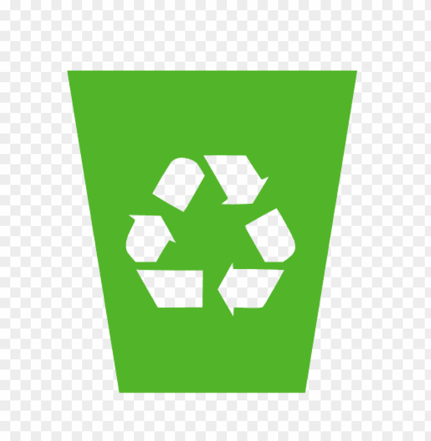 Free download | HD PNG green recycling bin minimalist png clipart png ...