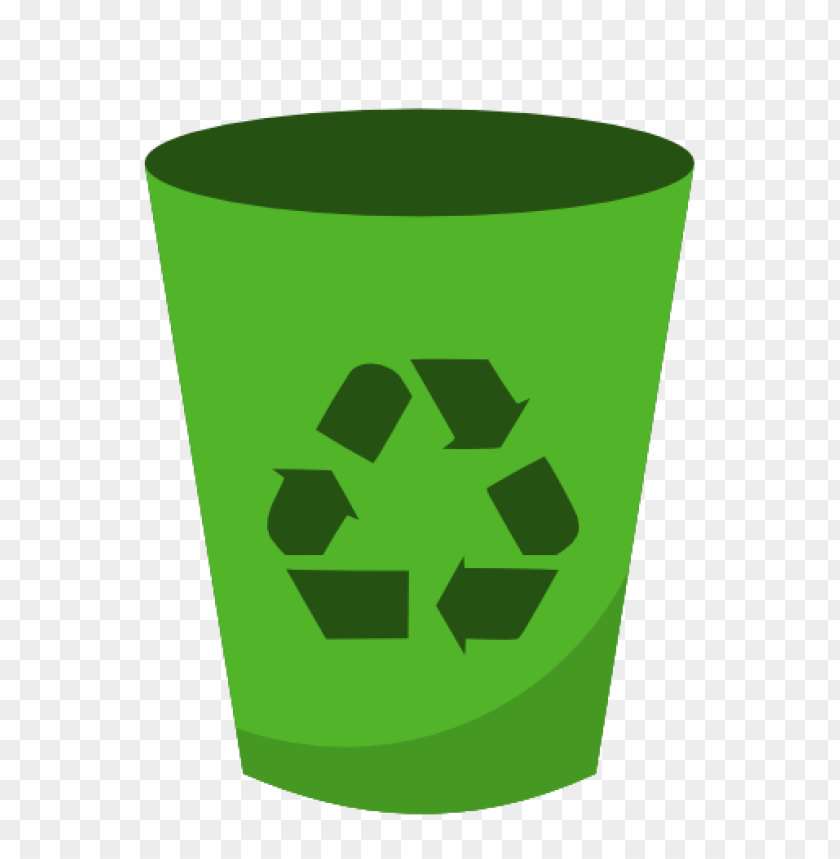 Free download | HD PNG recycling bin with green logo png | TOPpng