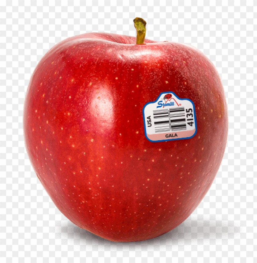 Free download | HD PNG red apple with barcode sticker illustration | TOPpng