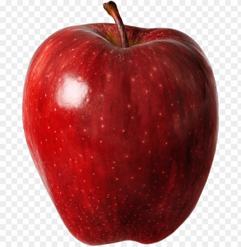 Free download | HD PNG bright red apple with a smooth glossy surface ...