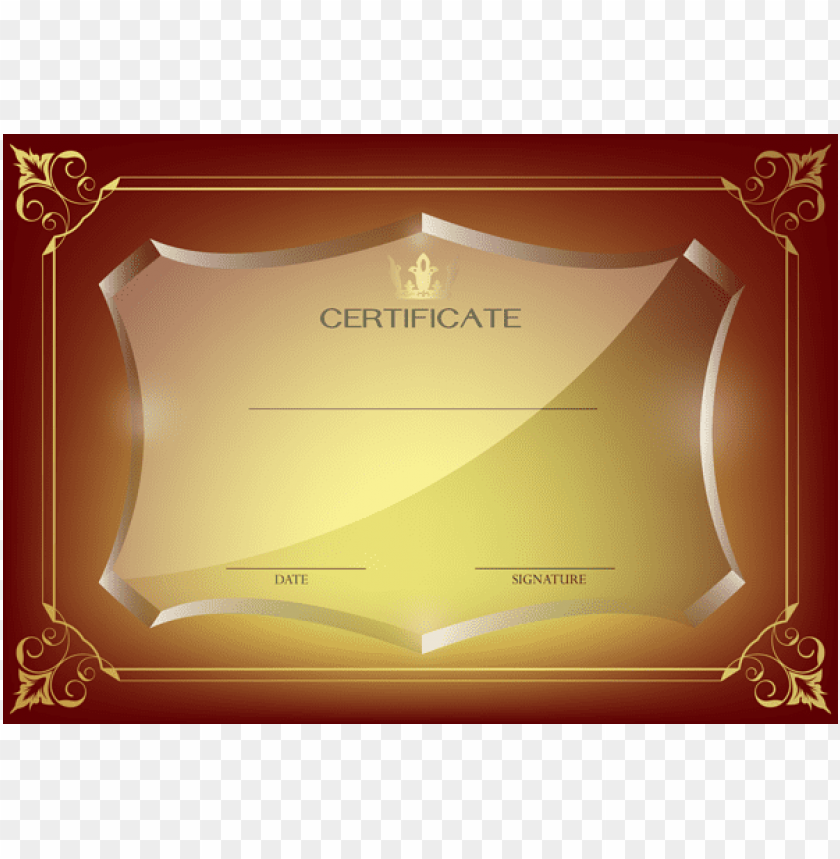 Free download | HD PNG red certificate template clipart png photo ...