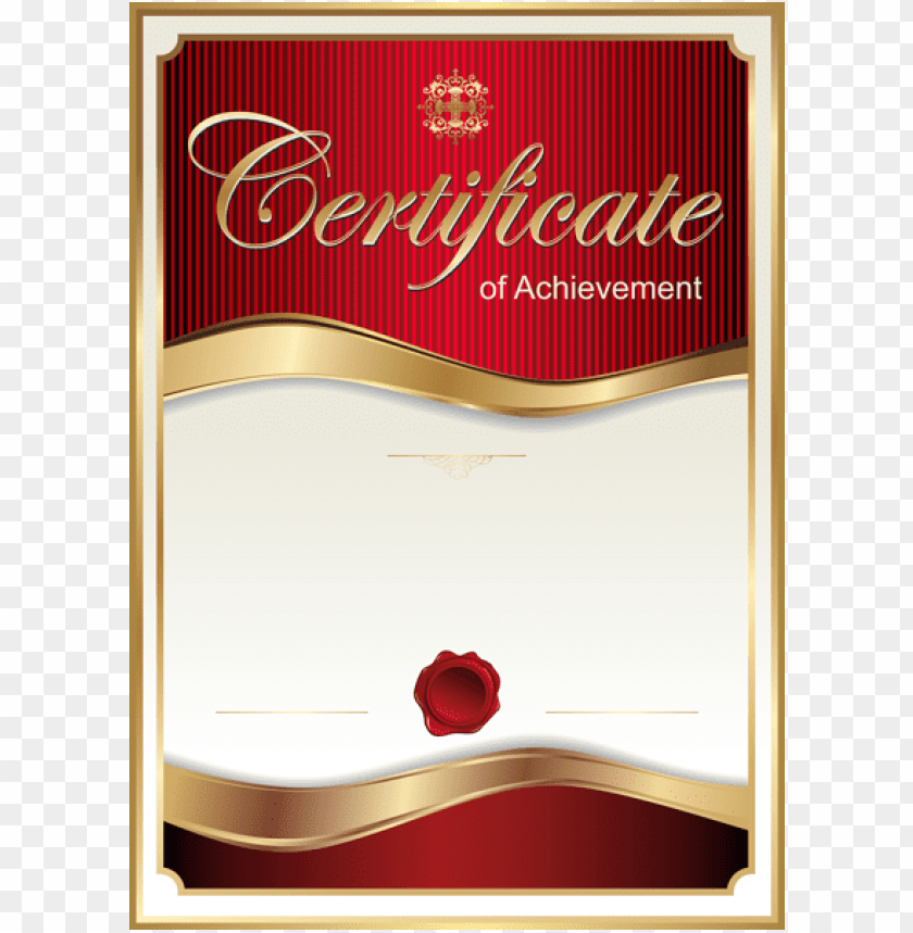 Free download | HD PNG red certificate template clipart png photo ...