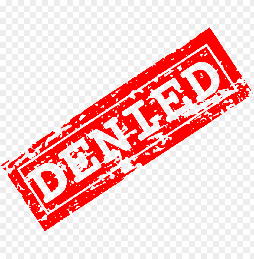 Free download | HD PNG red denied stamp png png - Free PNG Images ID is ...