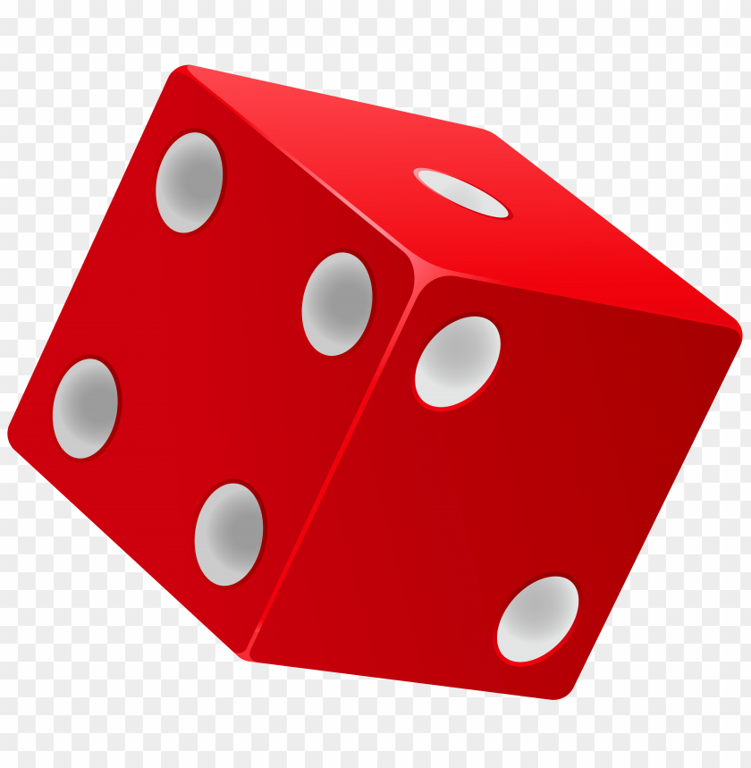 Free download | HD PNG single red dice transparent clipart png photo ...