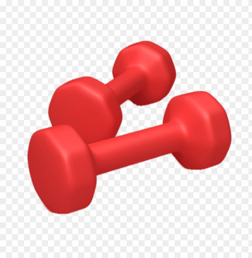 Free download | HD PNG red dumbbells png | TOPpng