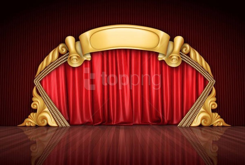 Free download | HD PNG grand red and gold stage 4k backdrop background ...