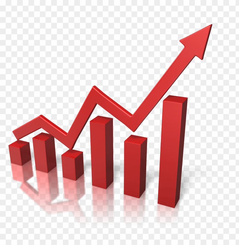 Free download | HD PNG red growth graph PNG transparent with Clear ...