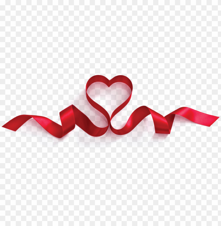 Free download | HD PNG red heart ribbon PNG transparent with Clear Background ID 81408 | TOPpng