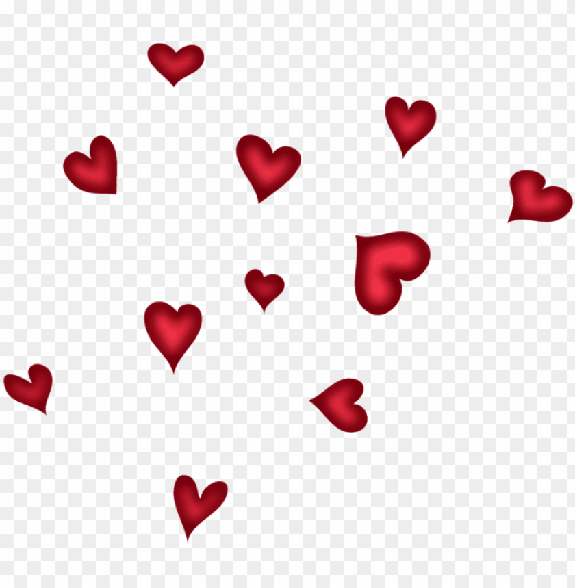 Free download | HD PNG red hearts transparent background PNG ...