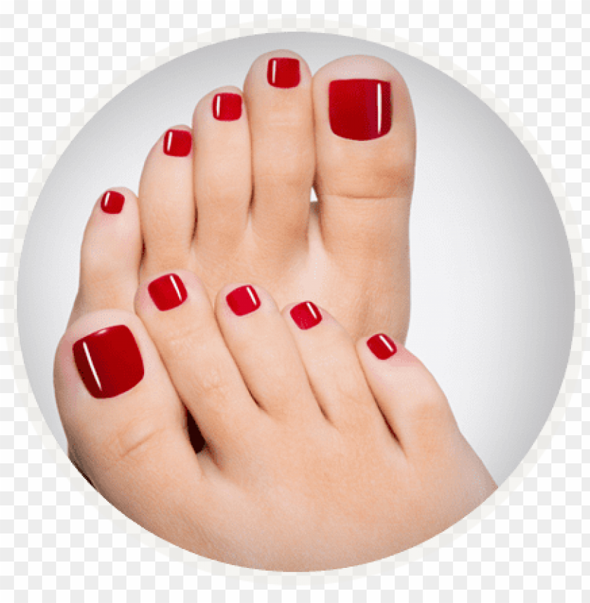 Free download | HD PNG red nail pedicures opi nail polish toes PNG ...
