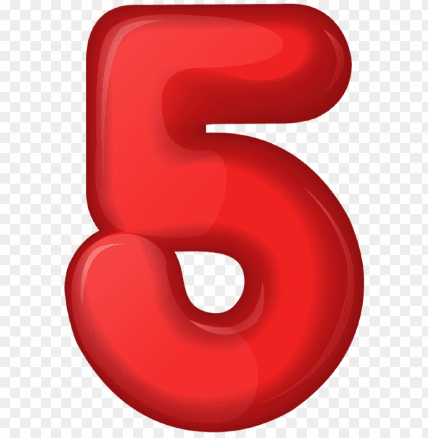 Free download | HD PNG red number five clipart png photo - 51259 | TOPpng