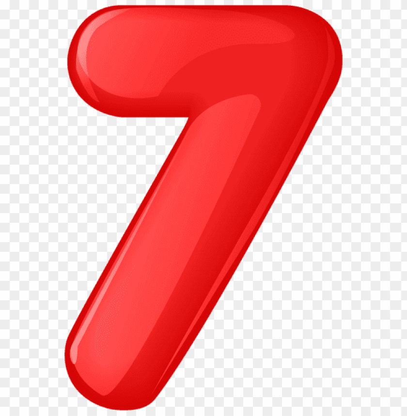 Free download | HD PNG red number seven clipart png photo - 51268 | TOPpng