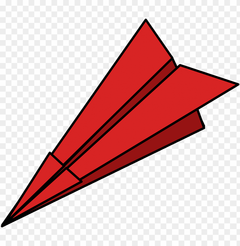 Free download | HD PNG classic red paper plane folded illustration png ...