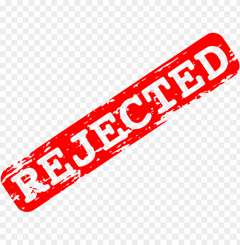 Rejected Red Png cutout PNG & clipart images | TOPpng