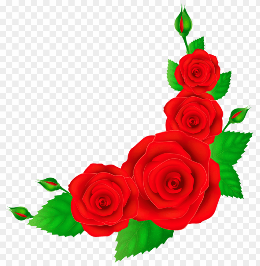Free download | HD PNG red roses corner clipart clipart png photo ...