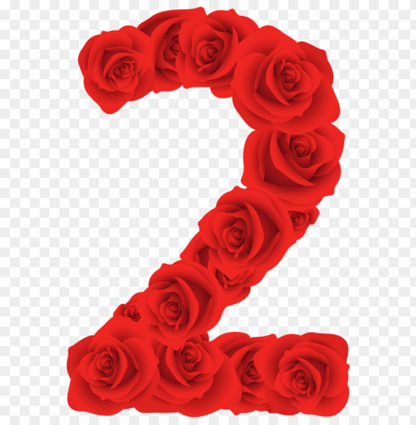 Free download | HD PNG red roses number two clipart png photo - 47844 ...