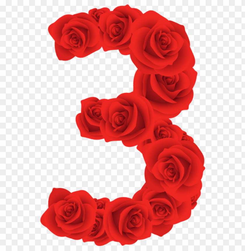 Free download | HD PNG red roses three number PNG transparent with ...