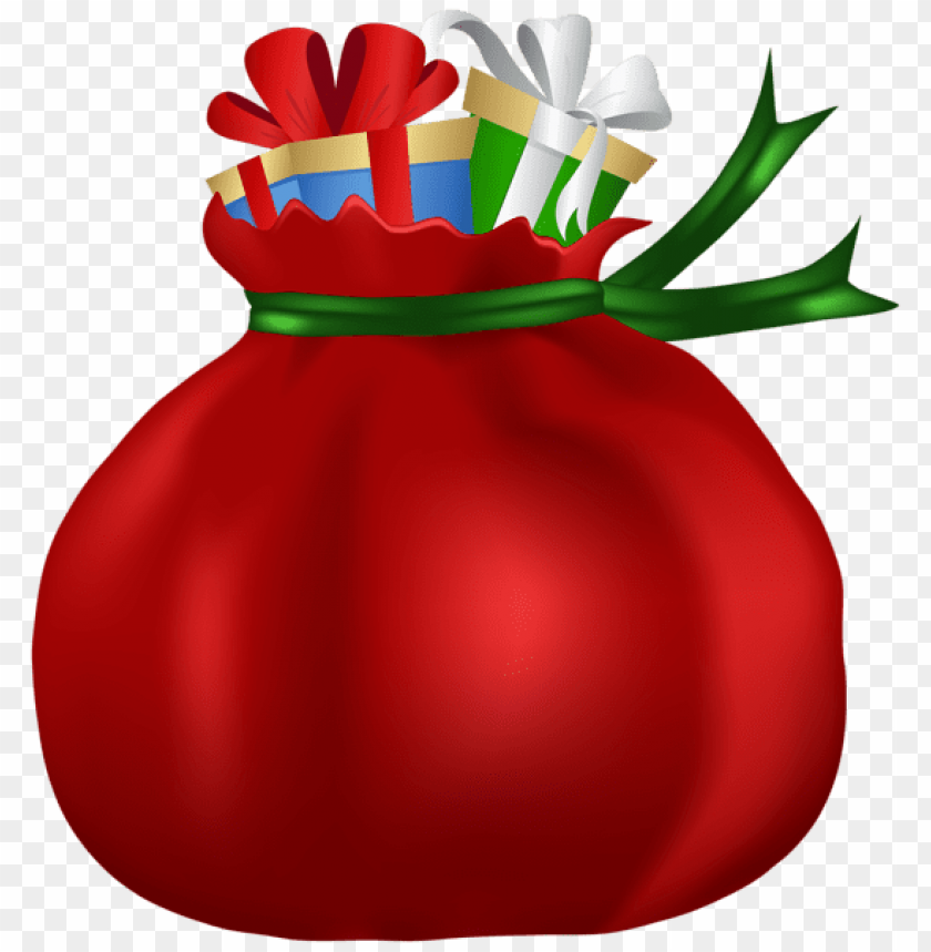 Free download | HD PNG red santa claus bag PNG Images 40587 | TOPpng