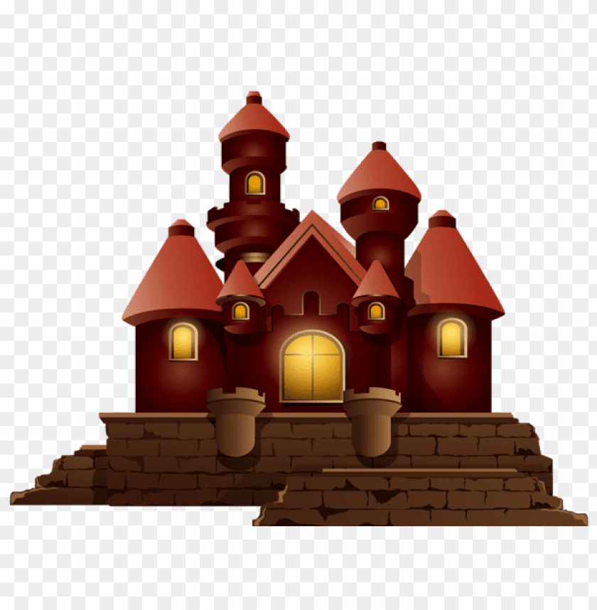 Free download | HD PNG red small castle clipart png photo - 53874 | TOPpng