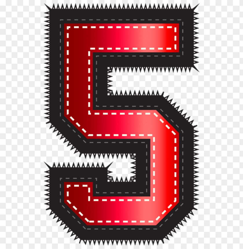 Free download | HD PNG red sport style number five clipart png photo - 48707 | TOPpng