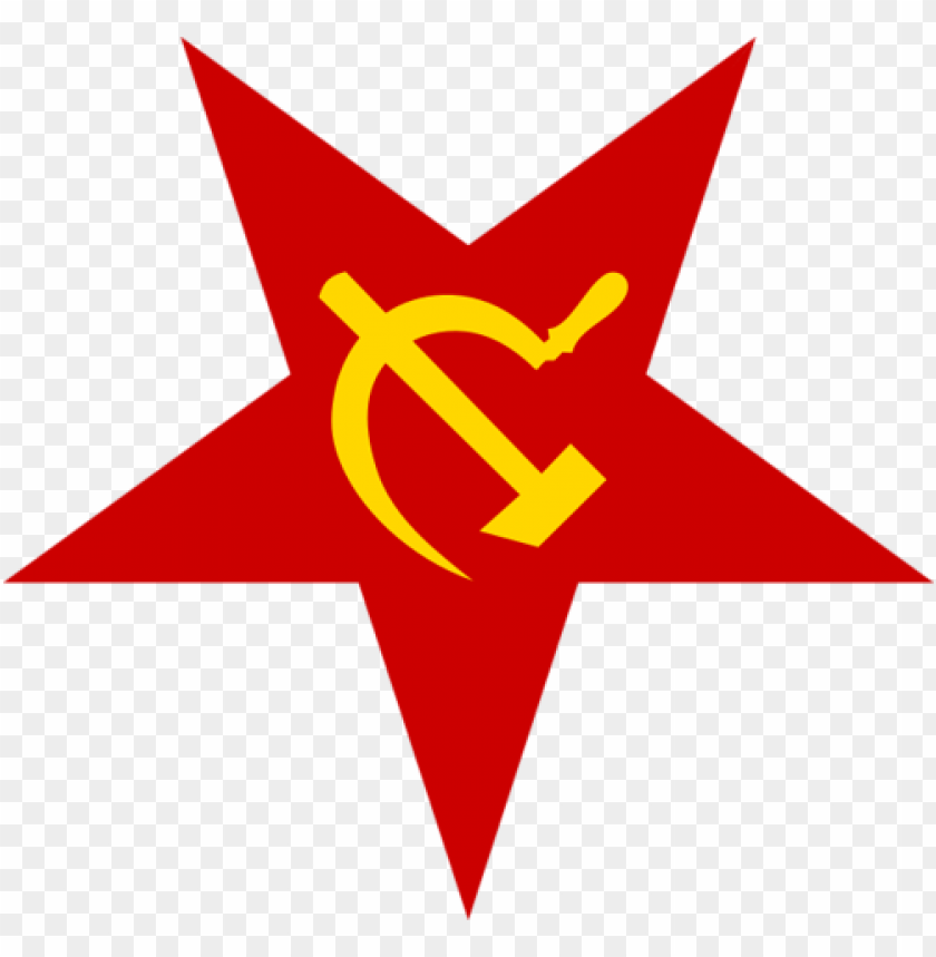 Free download | HD PNG red star with communist symbol png | TOPpng