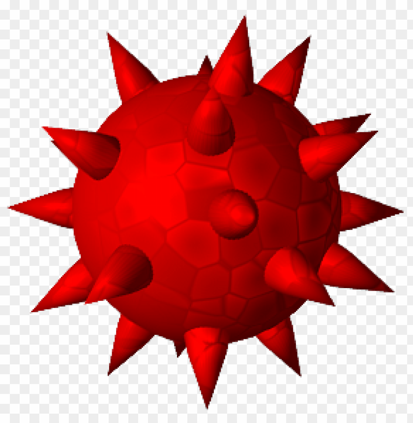 Free download | HD PNG red virus with spikes PNG transparent with Clear ...