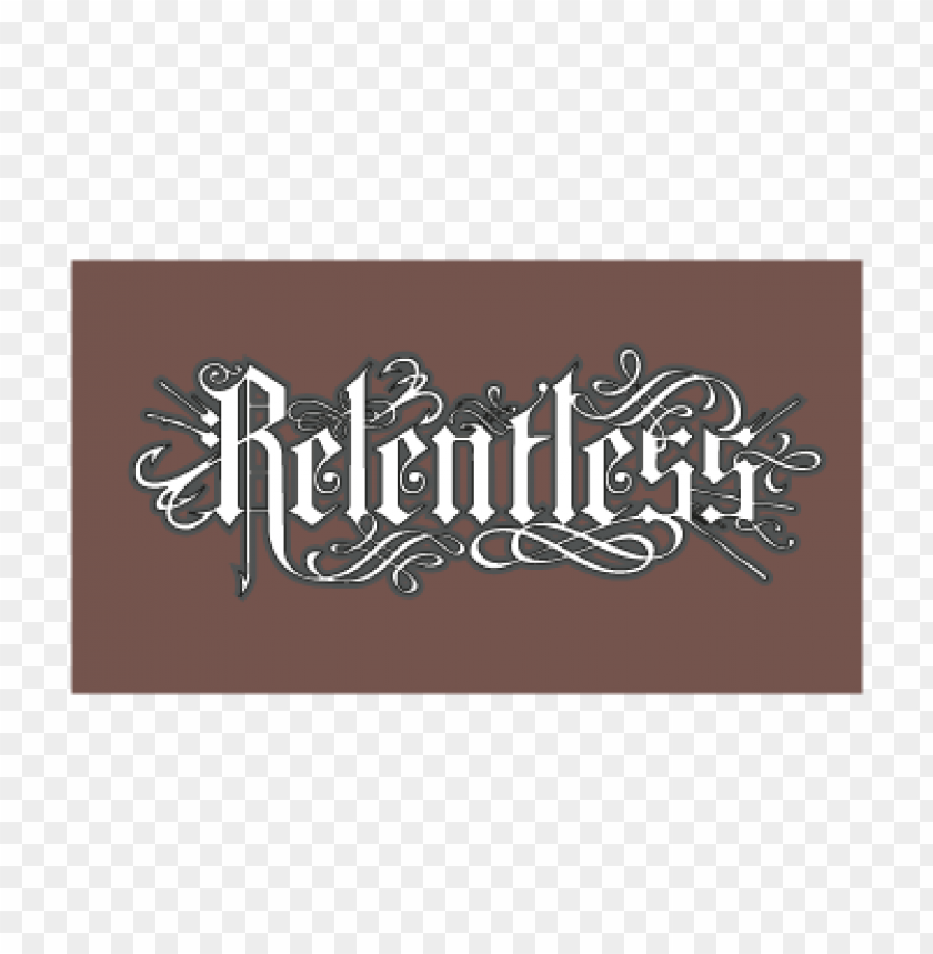 Free download | HD PNG relentless vector logo download free | TOPpng