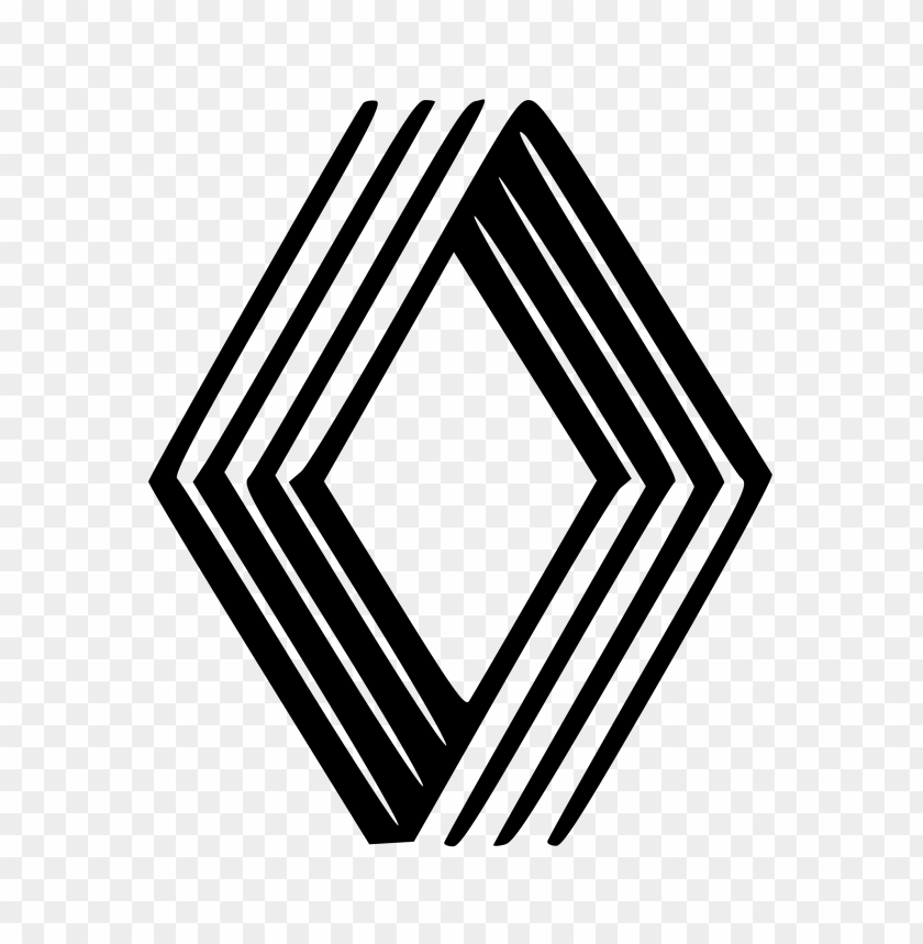 Free download | HD PNG black renault diamond logo design - Image ID ...