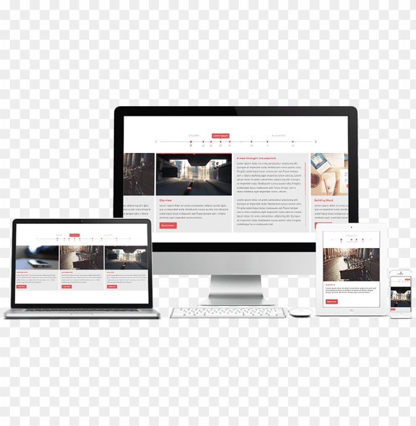 Free download | HD PNG responsive website design website PNG ...