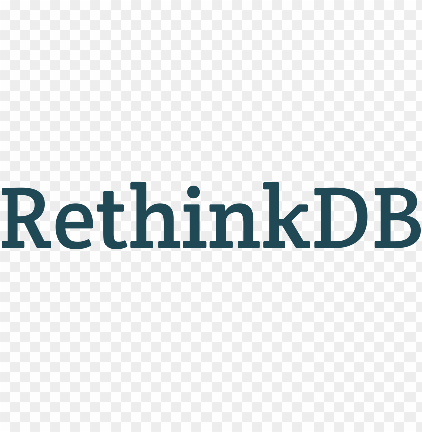 Free download | HD PNG rethinkdb logo PNG transparent with Clear ...