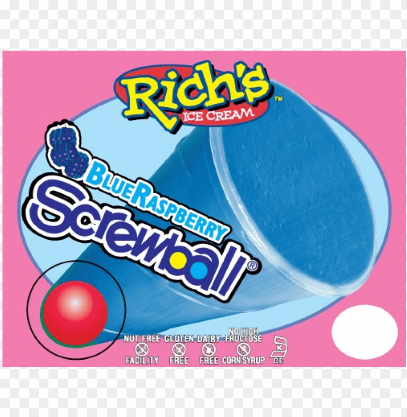 Free download | HD PNG richs blue raspberry screwball ice cream PNG ...