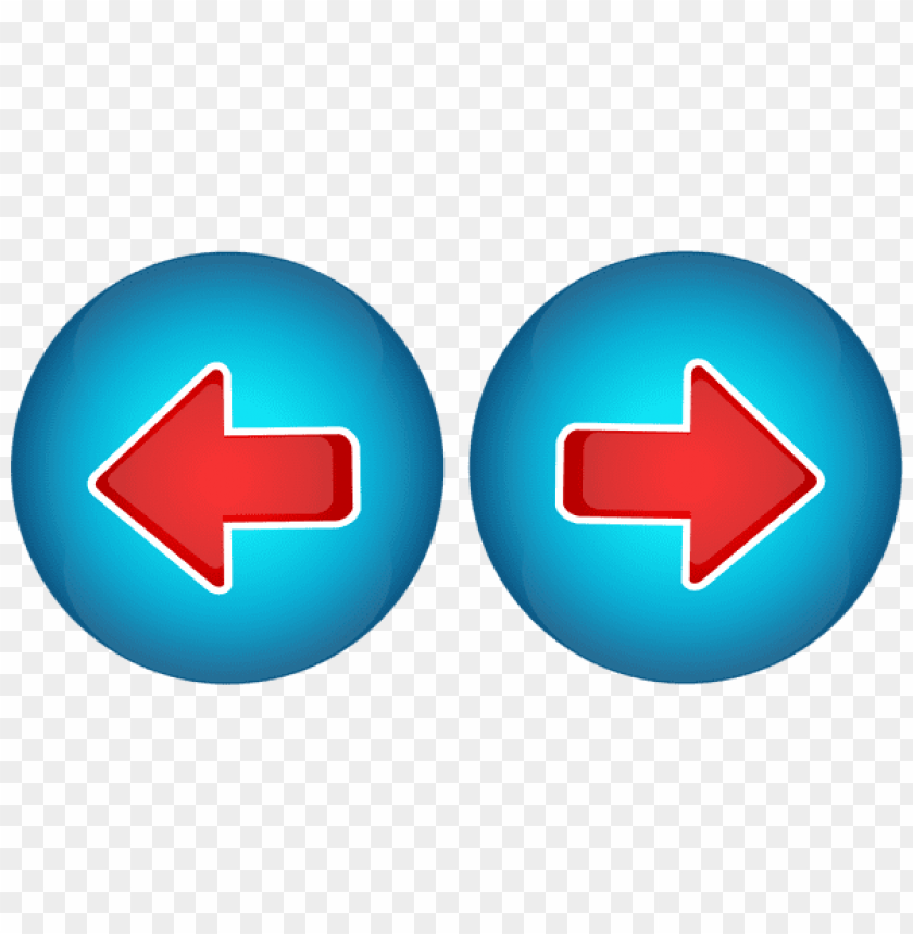 Free download | HD PNG red and blue left right arrows png clipart png ...