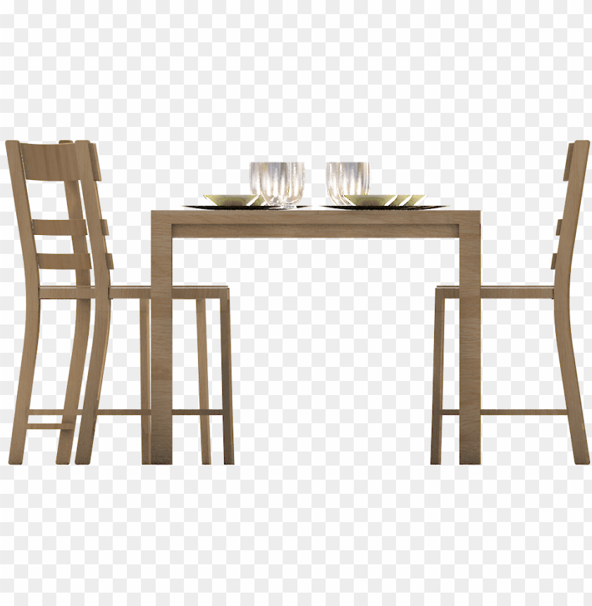 Free download | HD PNG rightview table with chairs front view PNG ...