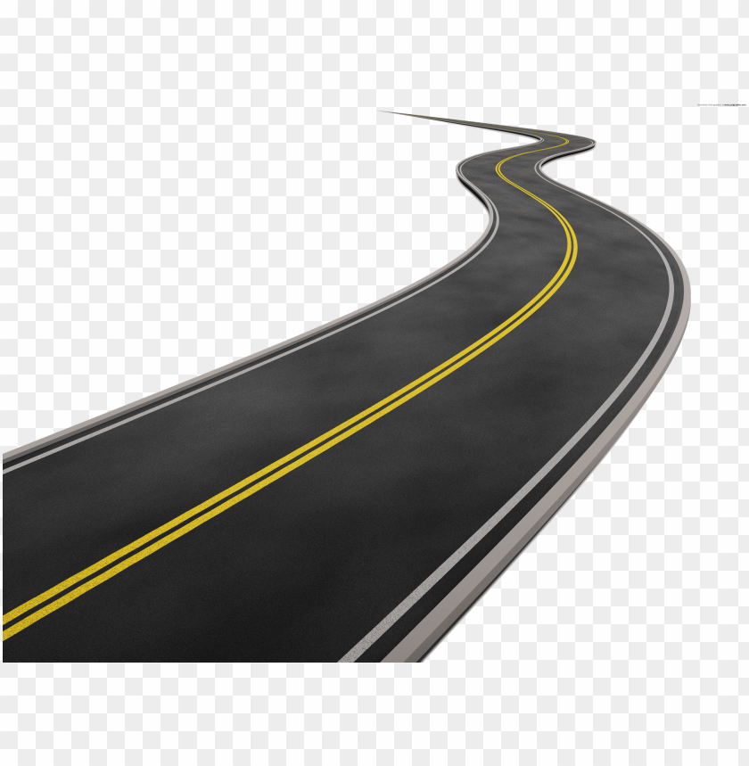 Free download | HD PNG Transparent PNG image Of curved road with yellow ...