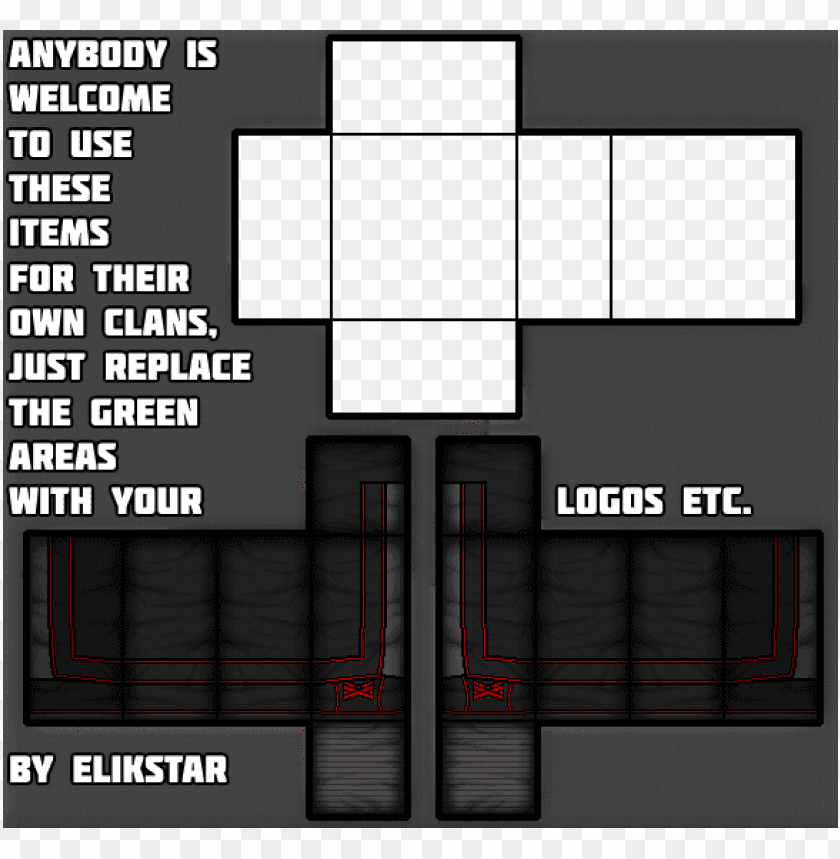 Download Roblox Pants Template Black 585 X 559 Roblox Pants Template 