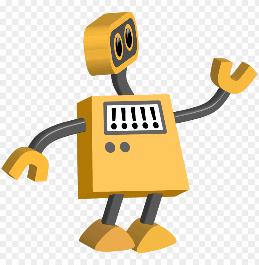 Free download | HD PNG yellow boxy robot png clipart png photo - 23896 ...