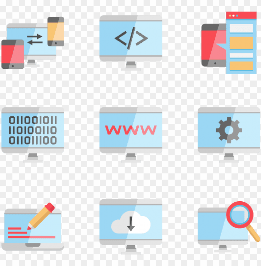Free download | HD PNG rogramming 40 icons program icon PNG transparent ...