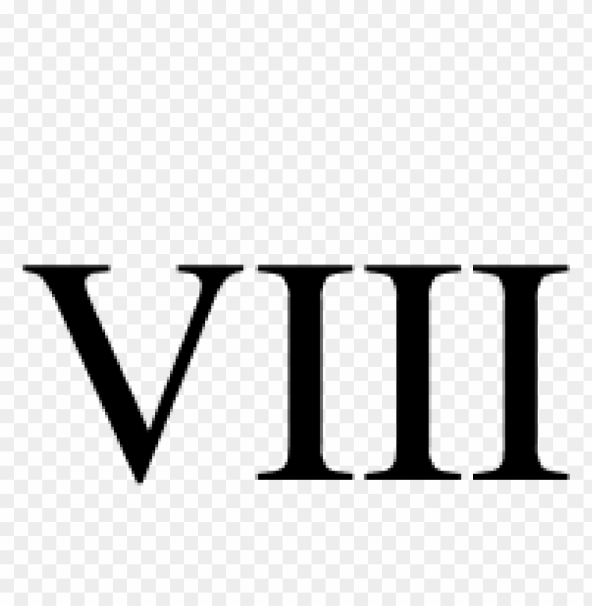 Free download | HD PNG roman numeral 8 PNG transparent with Clear ...