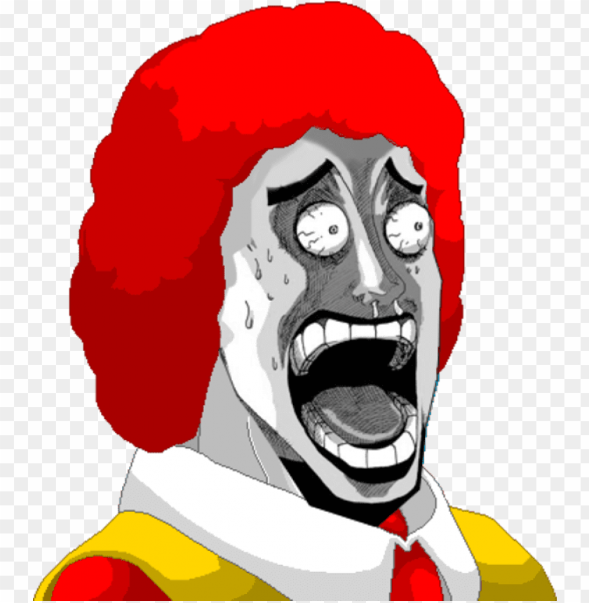 Free download | HD PNG ronald mcdonald shock face by donalddesu d5r0lci ...