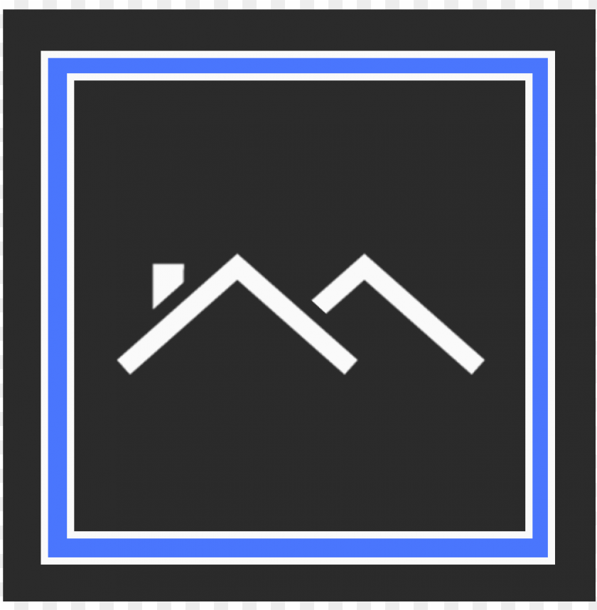 Free download | HD PNG roofing icon blue black white white PNG ...