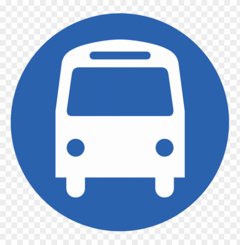 Free download | HD PNG round blue autobus autocar bus station icon PNG ...