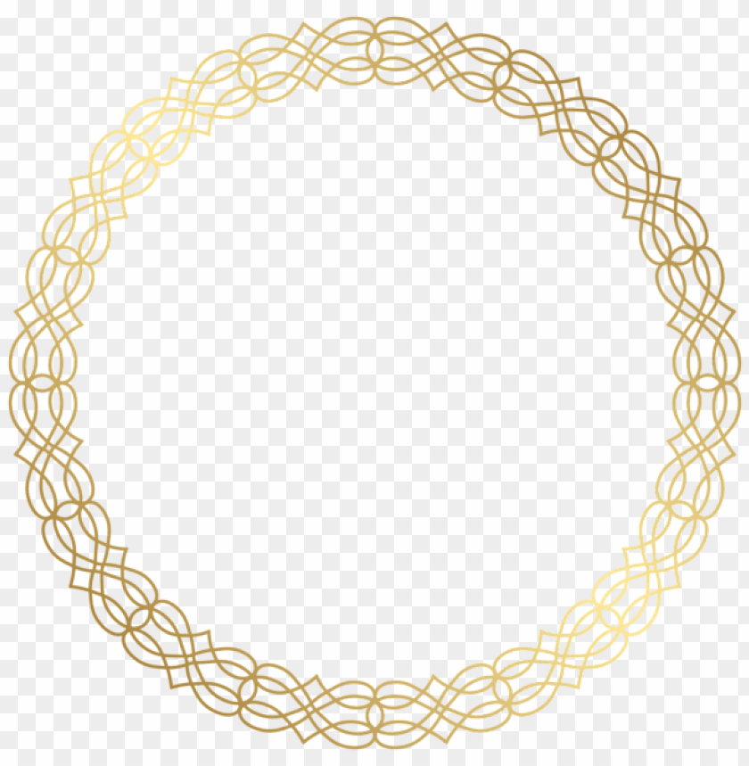 Free download | HD PNG round gold border transparent clipart png photo ...