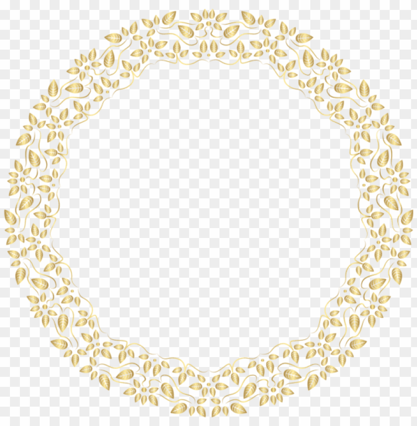 Free download | HD PNG round golden border frame png clipart png photo ...