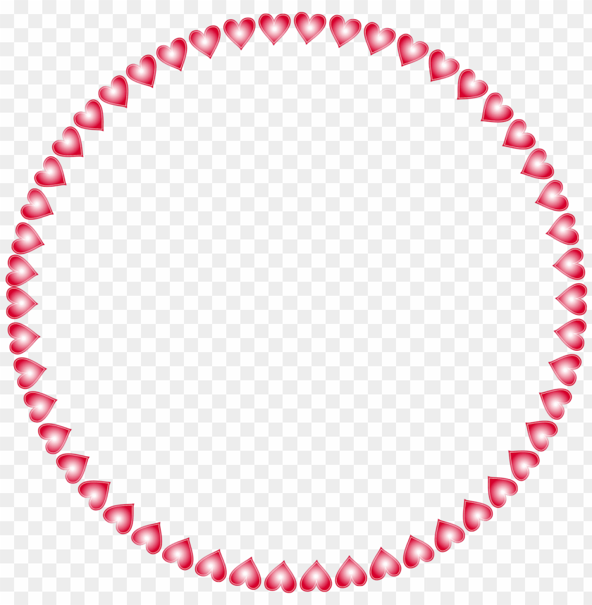 Free download | HD PNG round transparent frame hearts background best ...