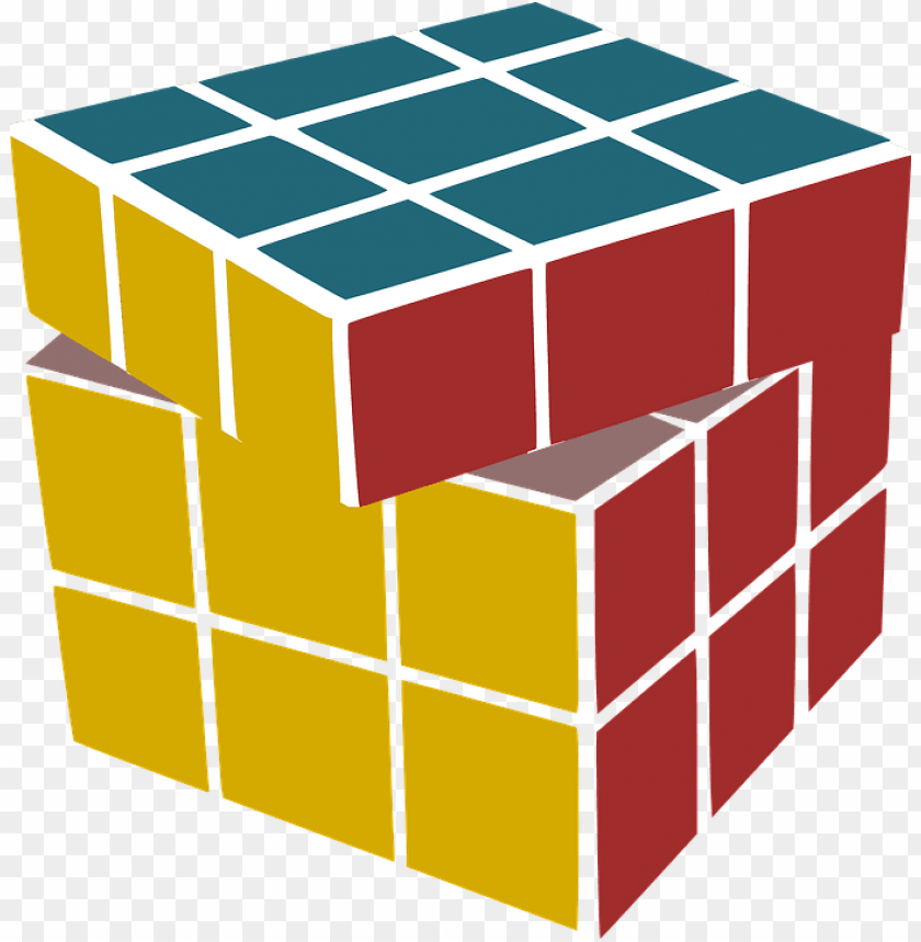Free download | HD PNG yellow and red rubiks cube vector transparent clipart png photo - 29597 ...