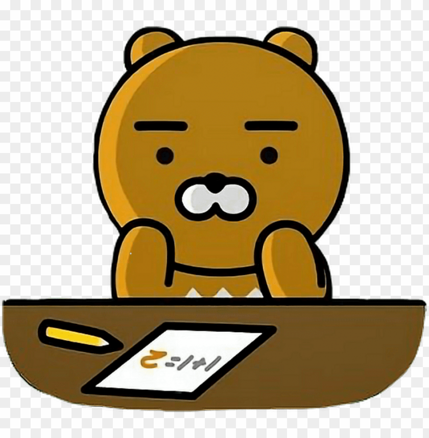Free download | HD PNG ryan bear kakaofriends kakao cute kawaii bts ...