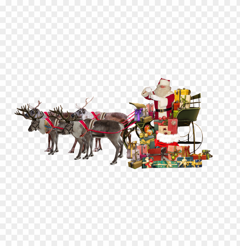 Free download | HD PNG santa claus bringing presents PNG transparent ...